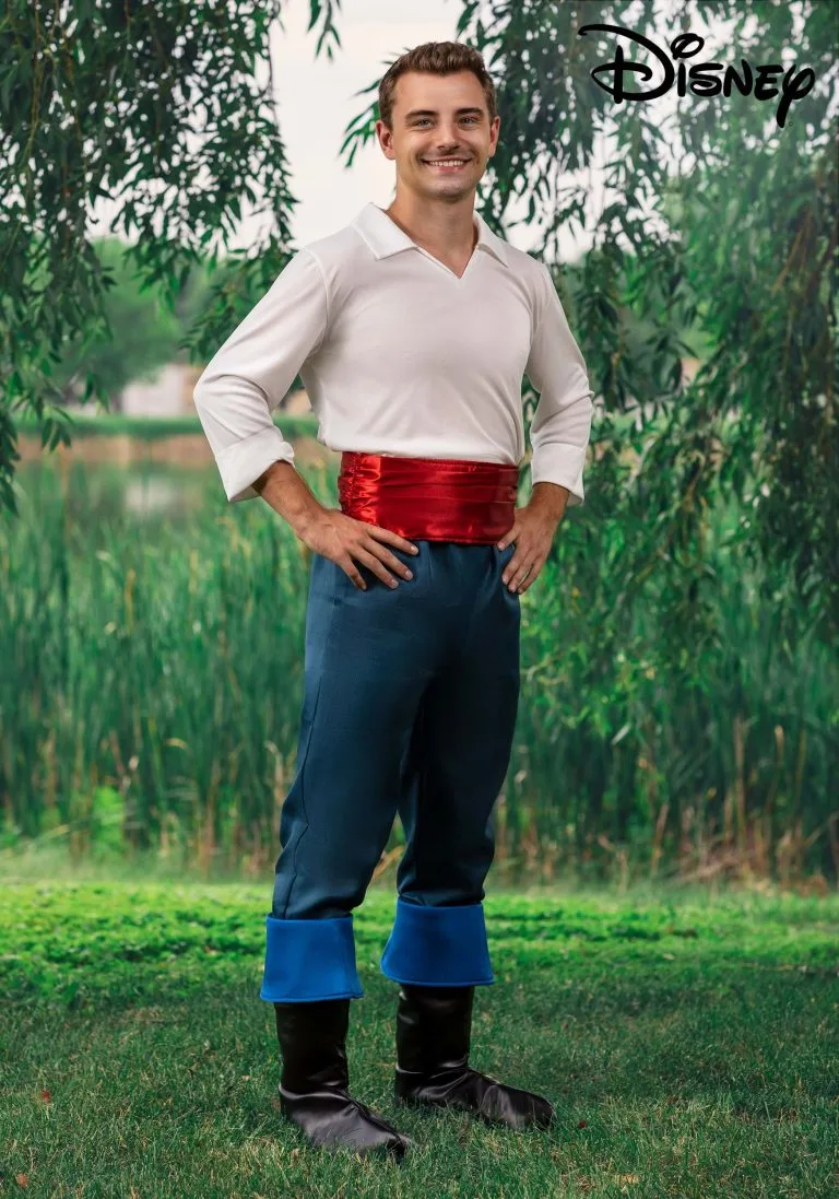 Armada Disney The Little Mermaid Prince Eric Costume For Men at Cheap ...